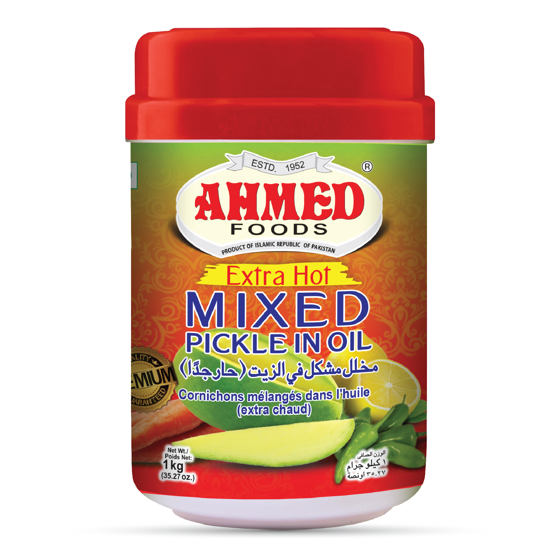 Mixed Pickle Extra Hot – Ahmed Foods
