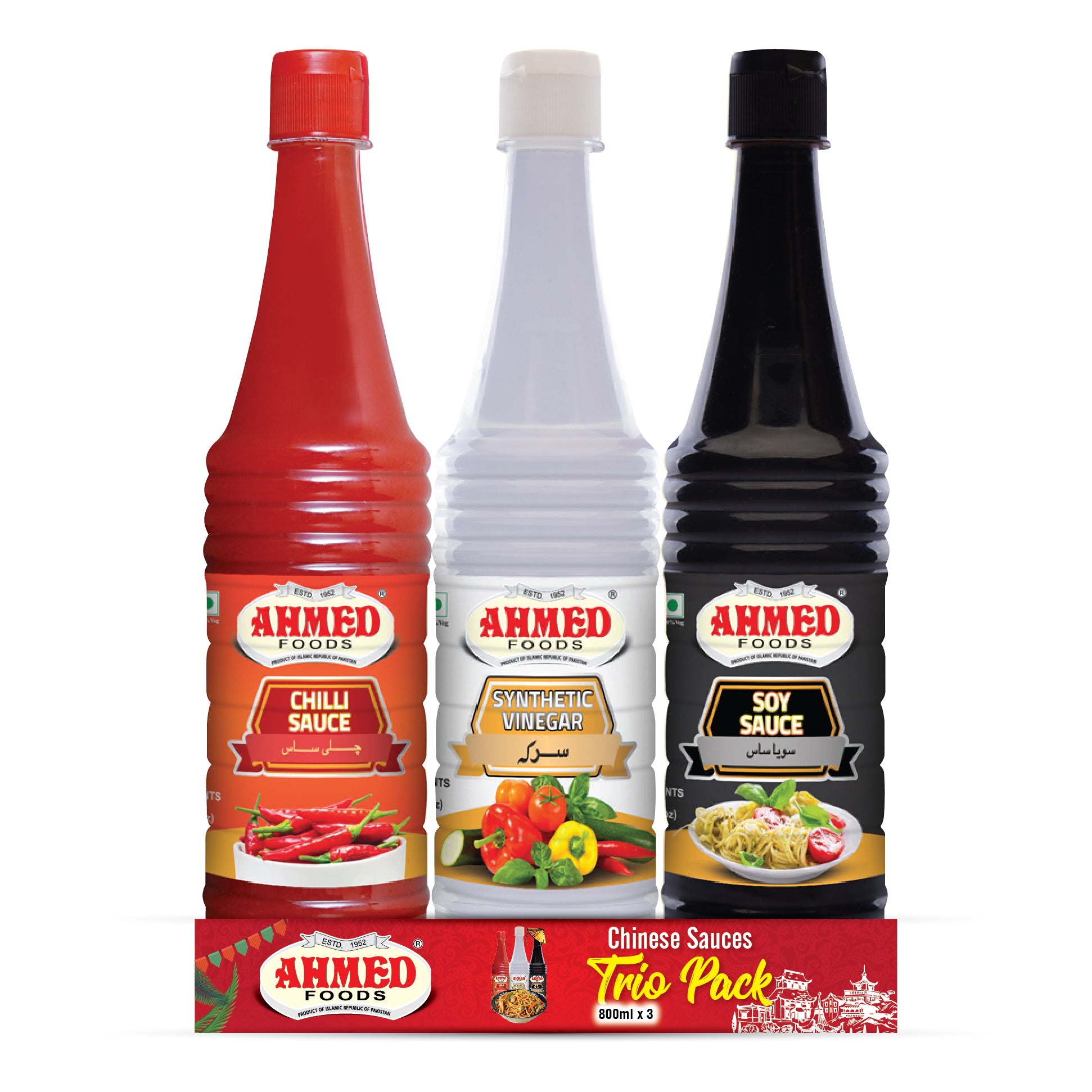 Chinese Sauces Trio Pack – Ahmed Foods